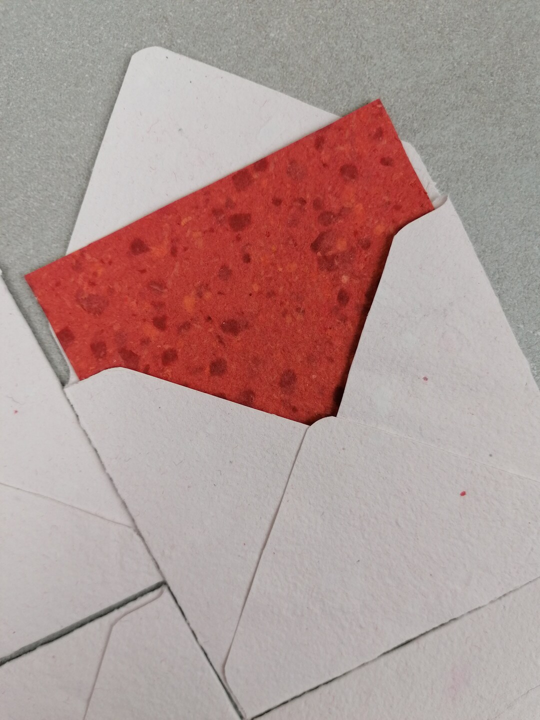 Handmade Recycled Paper Envelope Ticket - Etsy