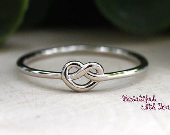 Knot Ring The Knot Promise Ring Love Knot Ring Knot Ring | Etsy