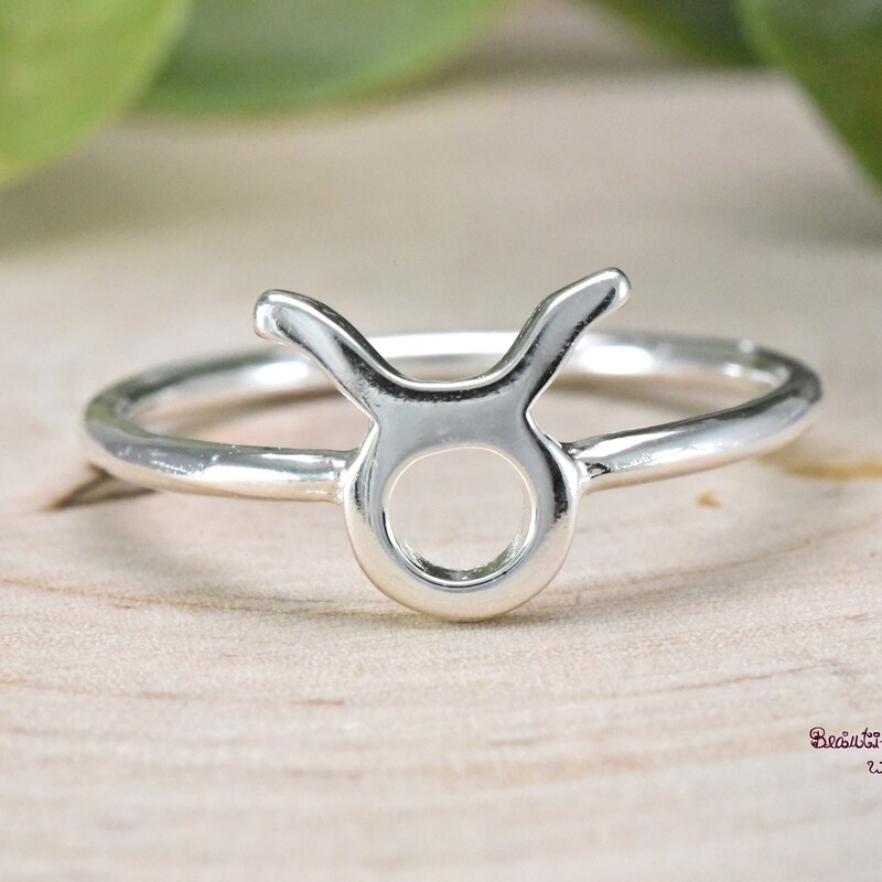 Jewelry Taurus Ring - Etsy