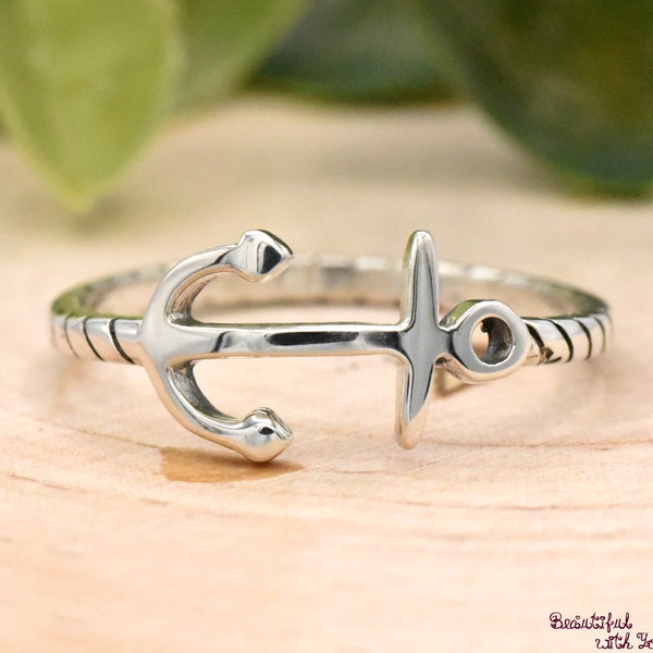 Anchor Ring - Etsy