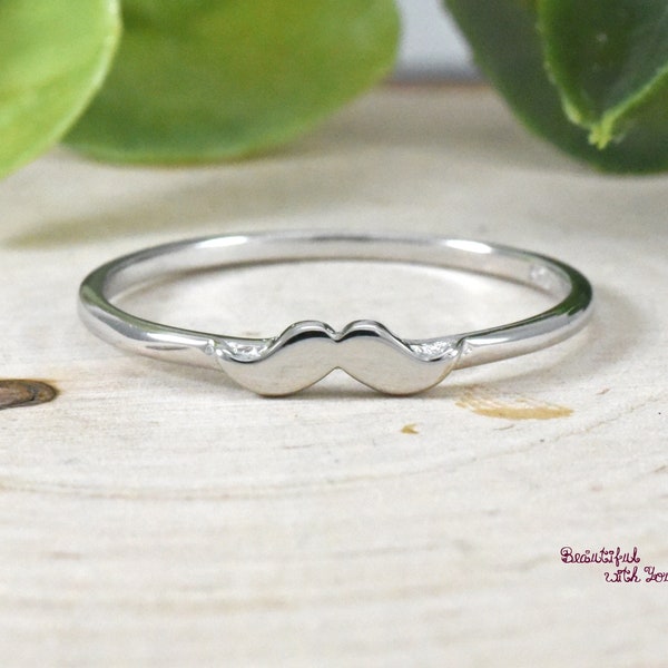 Mustache Ring - Etsy