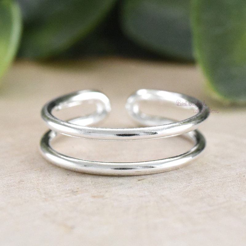 Double Toe Rings - Etsy
