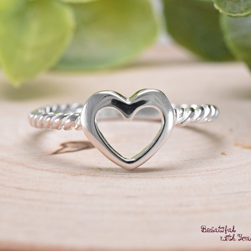 Heart Ring - Etsy