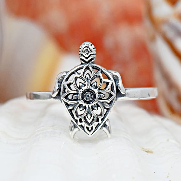 Turtle Toe Ring - Etsy