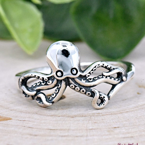 Octopus Ring - Etsy