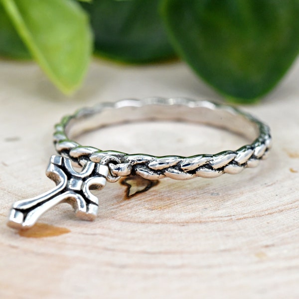 Dangle Charm Ring - Etsy
