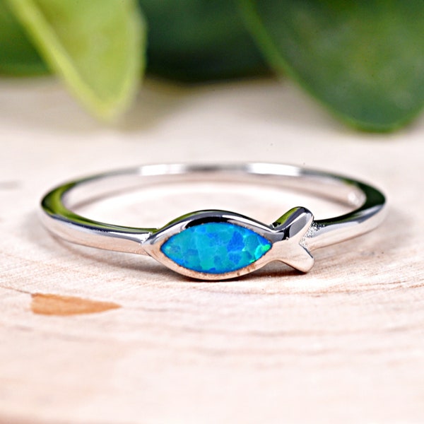 Ichthus Fish Ring - Etsy