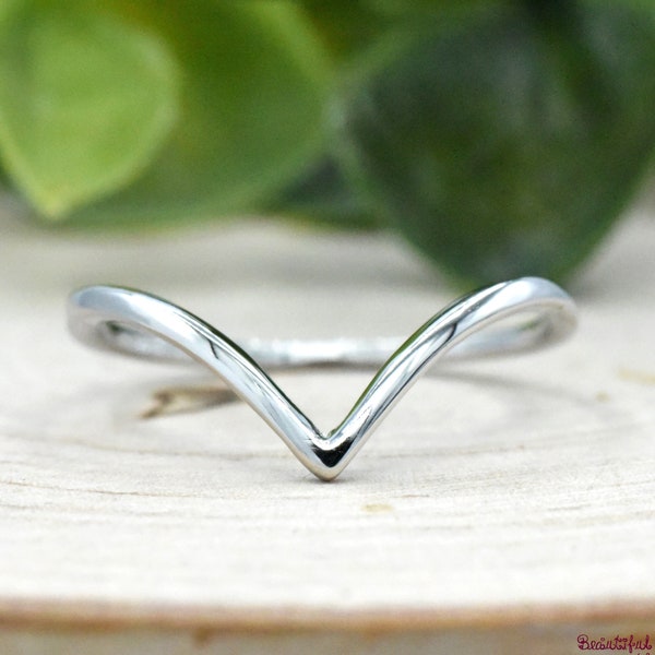 V Shaped Ring - Etsy