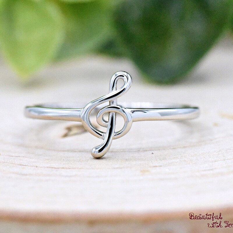 Music Note Ring - Etsy