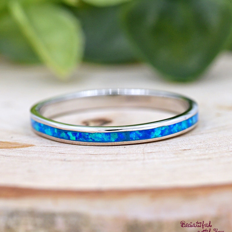 Thin Opal Ring - Etsy