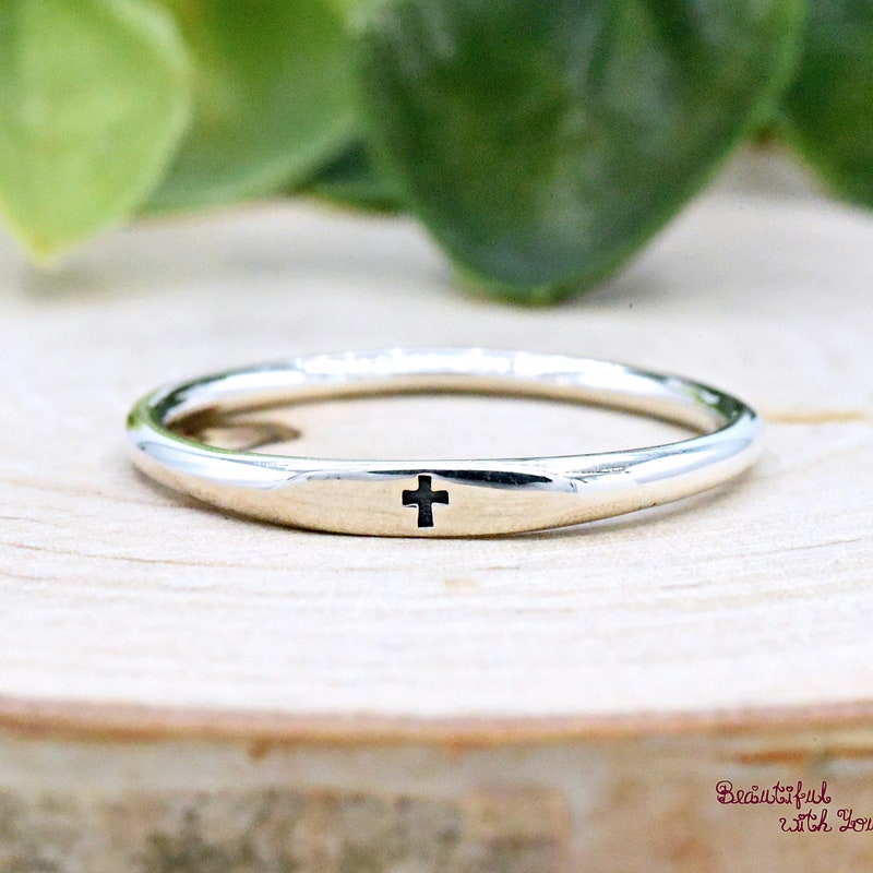 Cross Ring - Etsy