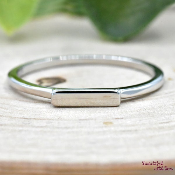 Bar Ring - Etsy