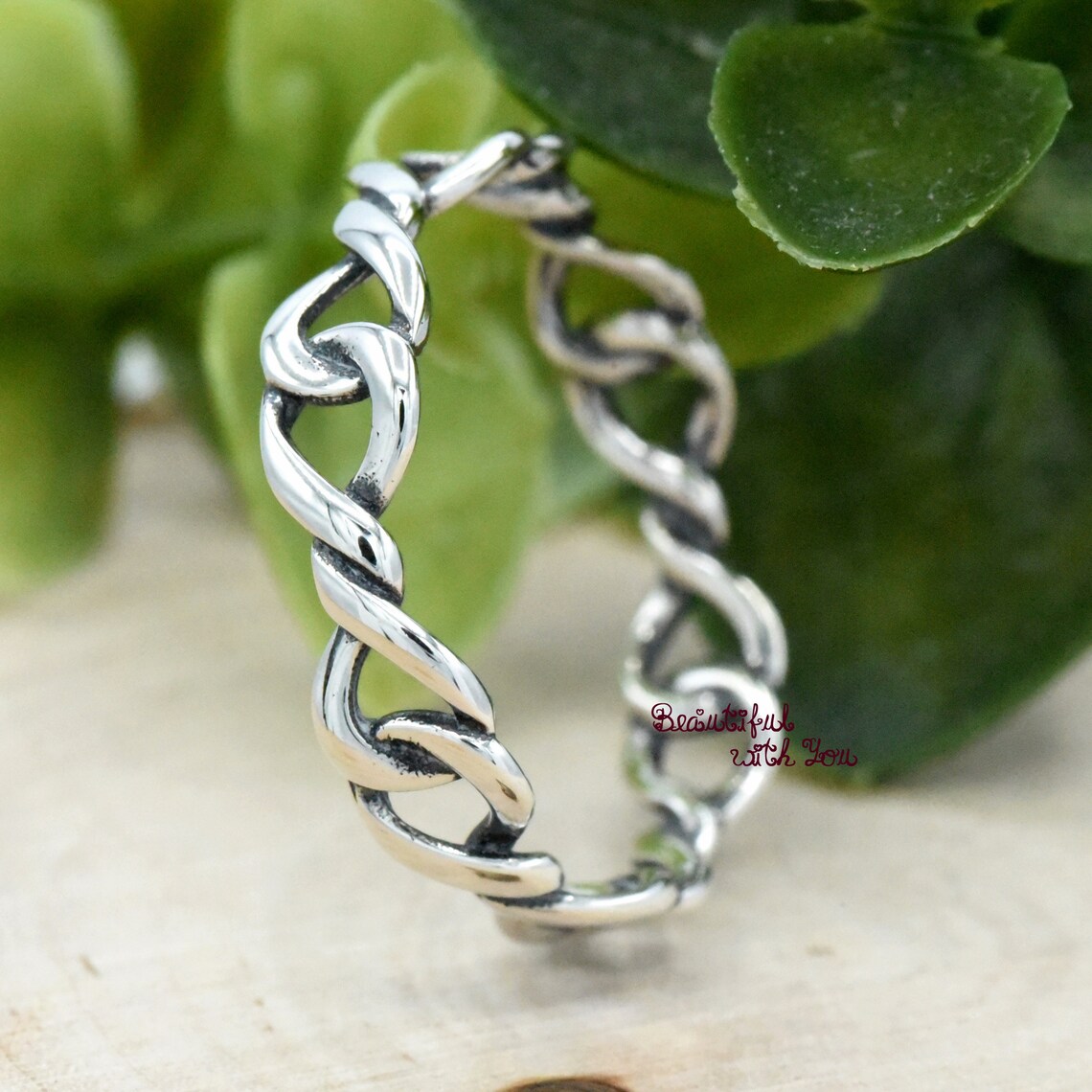 Infinity Twist Promise Ring Womens Infinity Eternity Wedding - Etsy