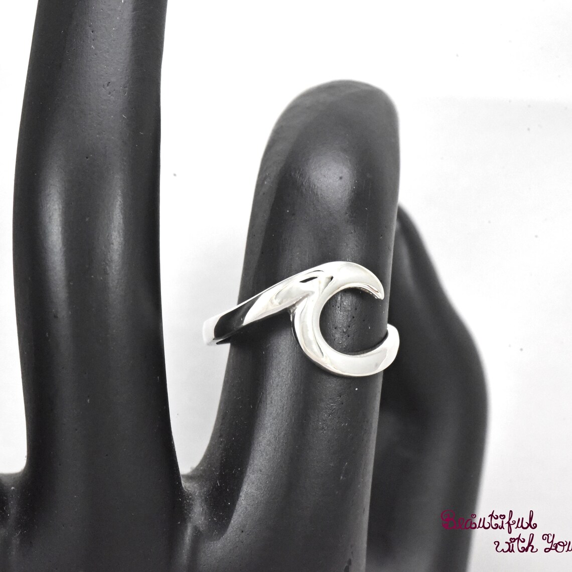 Unique Wave Ring Sterling Silver Womens Oceans Wave Ring - Etsy