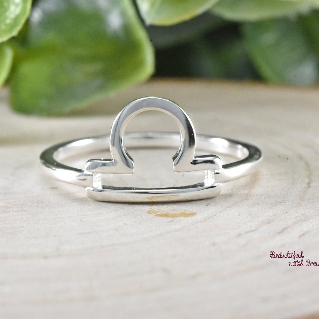 Zodiac Sign Ring, Libra Ring, Star Signs Ring, Birth Date Ring, Libra ...