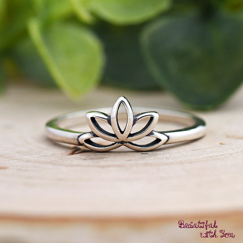 Lotus Ring - Etsy