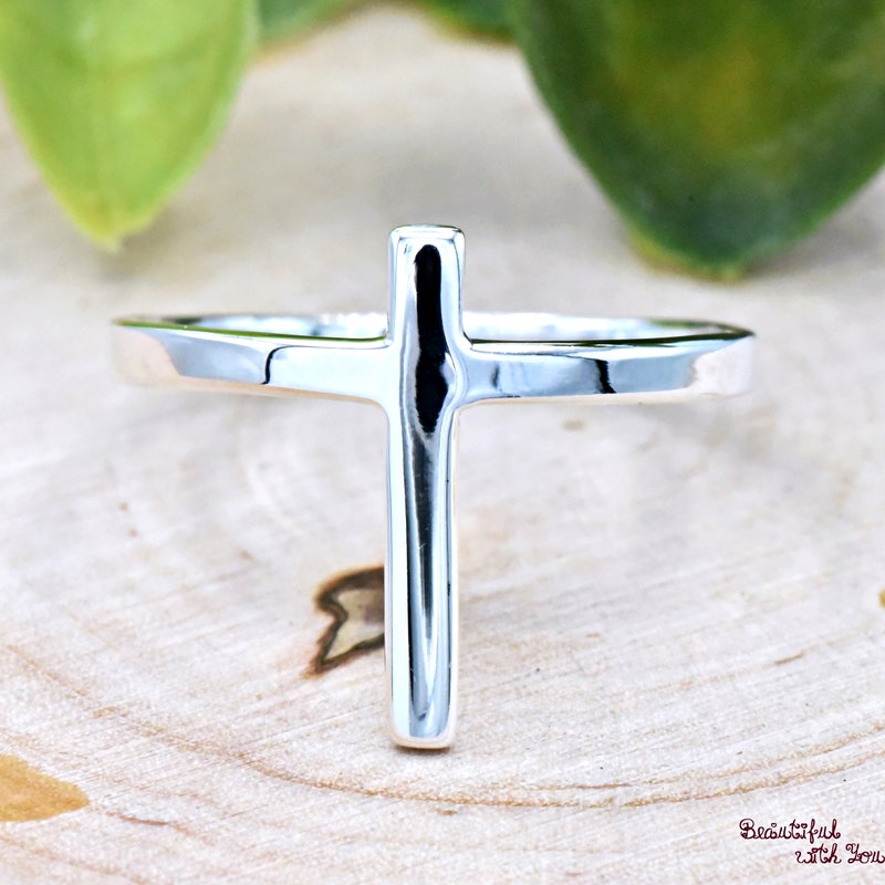 Christian Cross Ring - Etsy