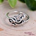 Reptiles Gecko Lizard Ring, Sideways Dainty Cute Lizard Silver Ring ...