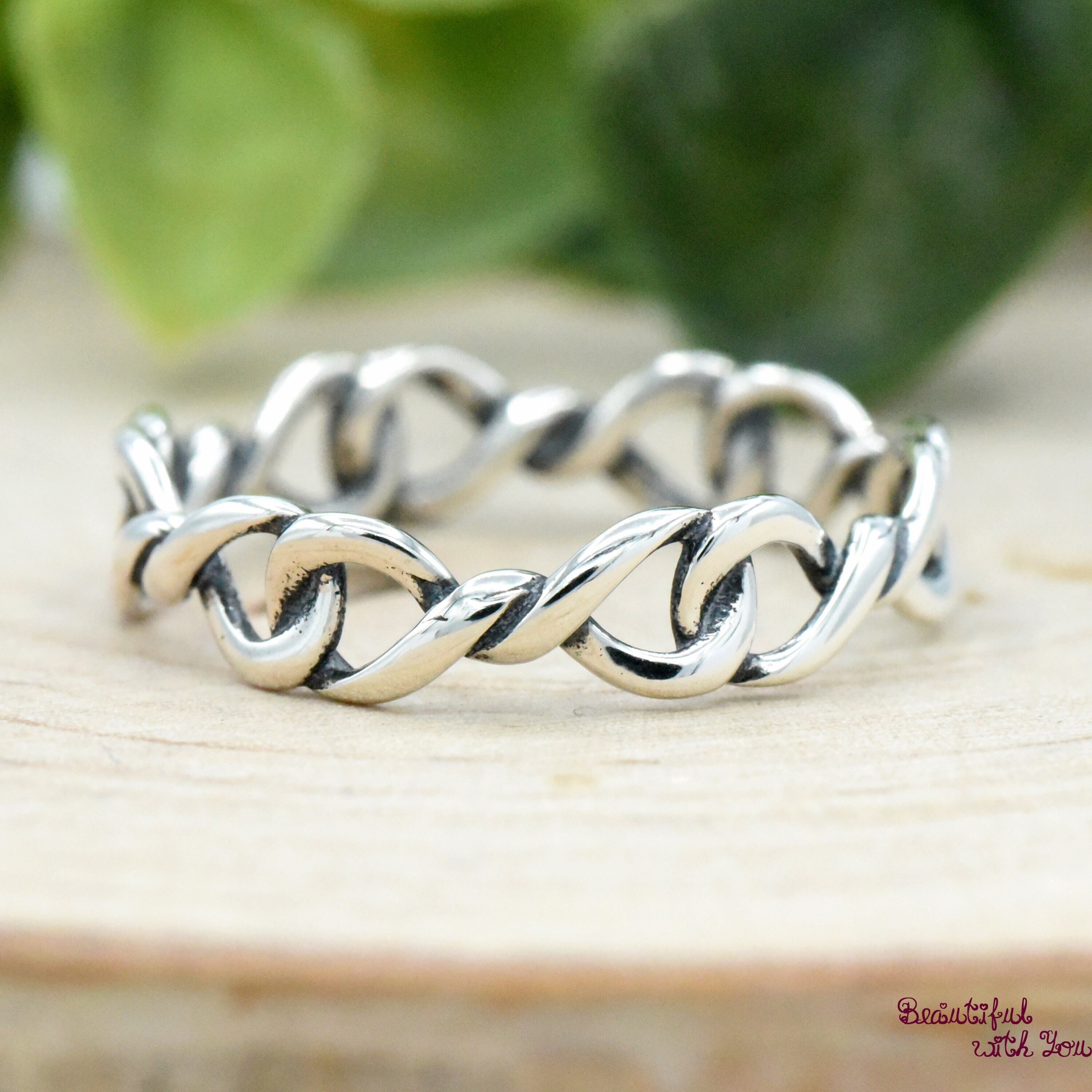 Infinity Twist Promise Ring Womens Infinity Eternity Wedding - Etsy