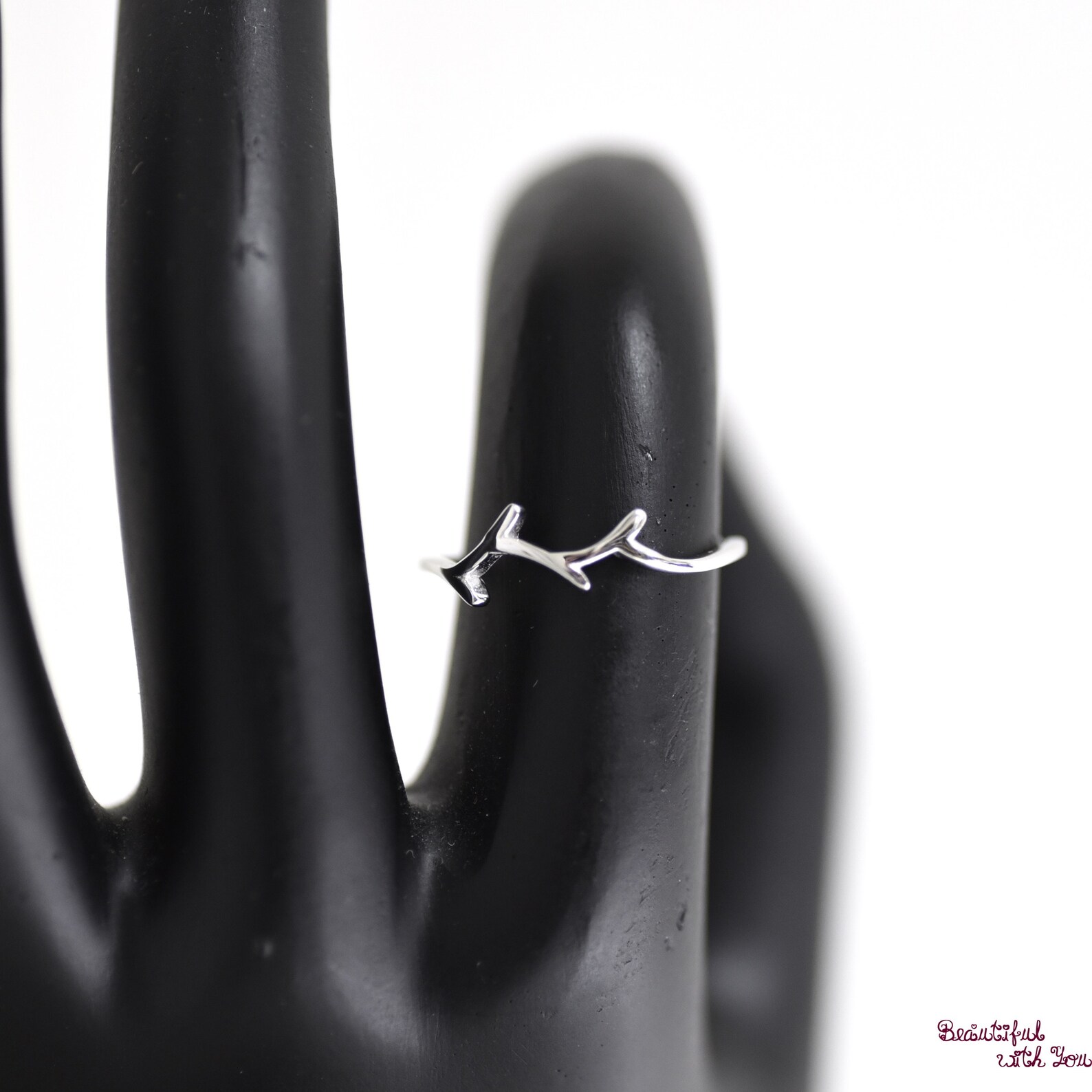 Nature Inspired Tree Branch Ring Branch Ring Silver Womens - Etsy