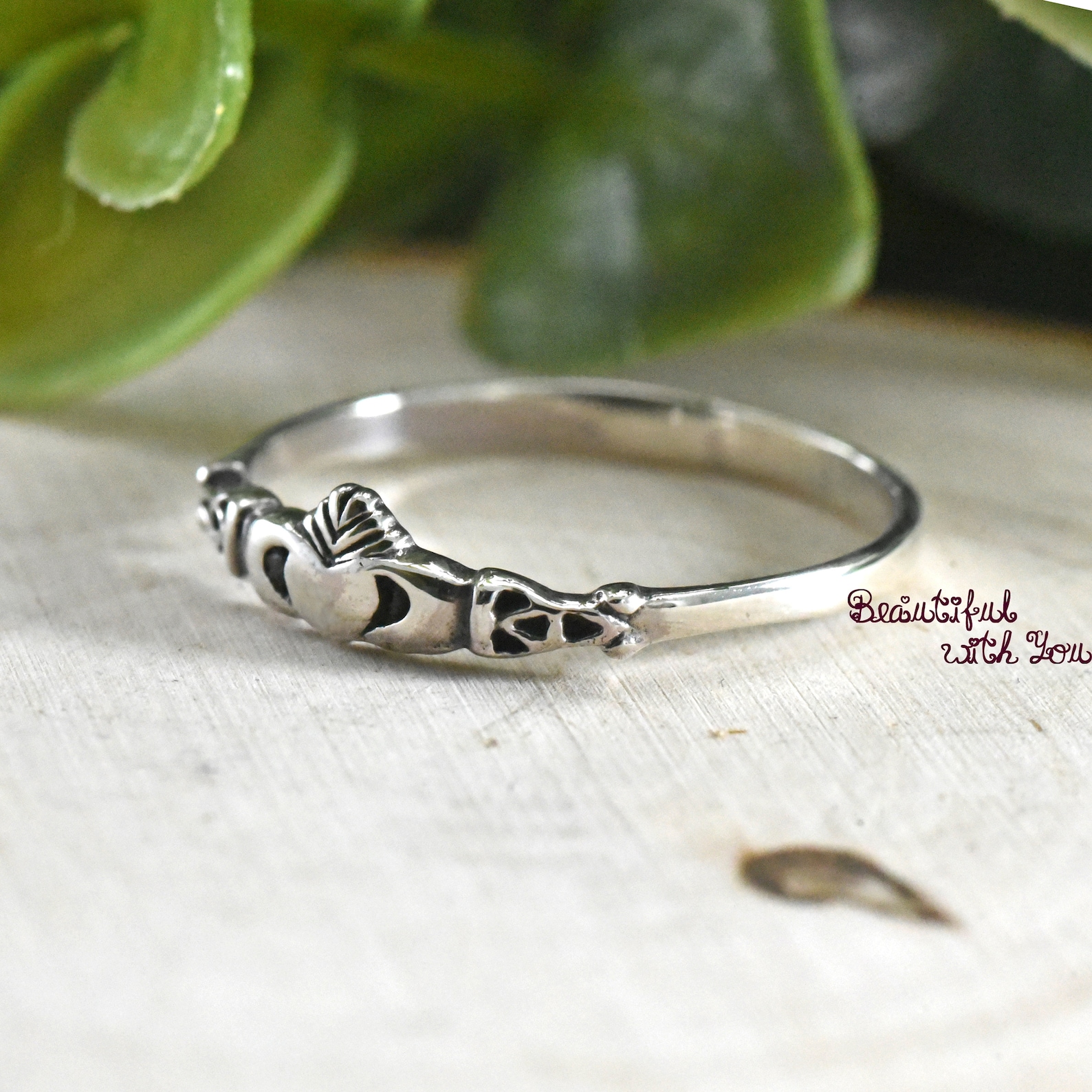 Petite Tiny Irish Claddagh Ring Girls Womens Teens Childrens - Etsy