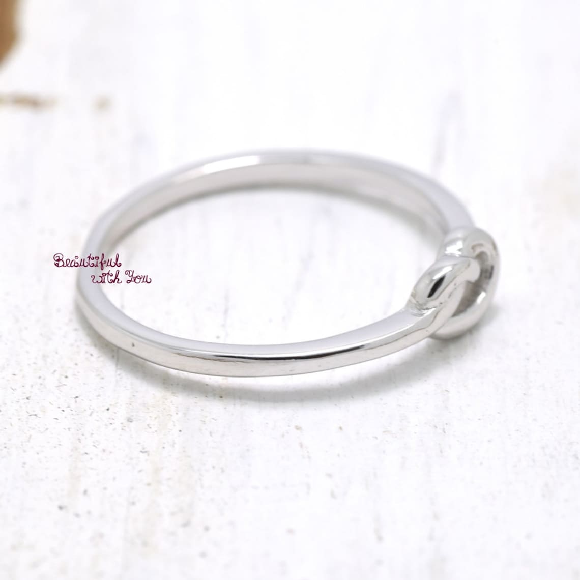 Knot Ring the Knot Promise Ring Love Knot Ring Knot Ring - Etsy