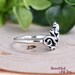 Reptiles Gecko Lizard Ring, Sideways Dainty Cute Lizard Silver Ring ...
