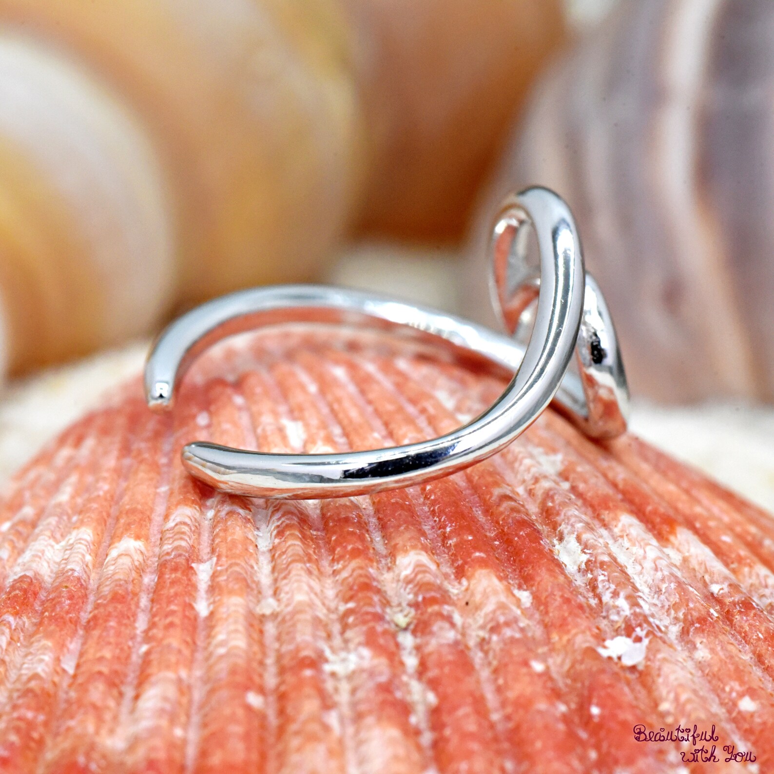 Wave Toe Ring Womens Toe Ring Adjustable Flexible Open Toe - Etsy