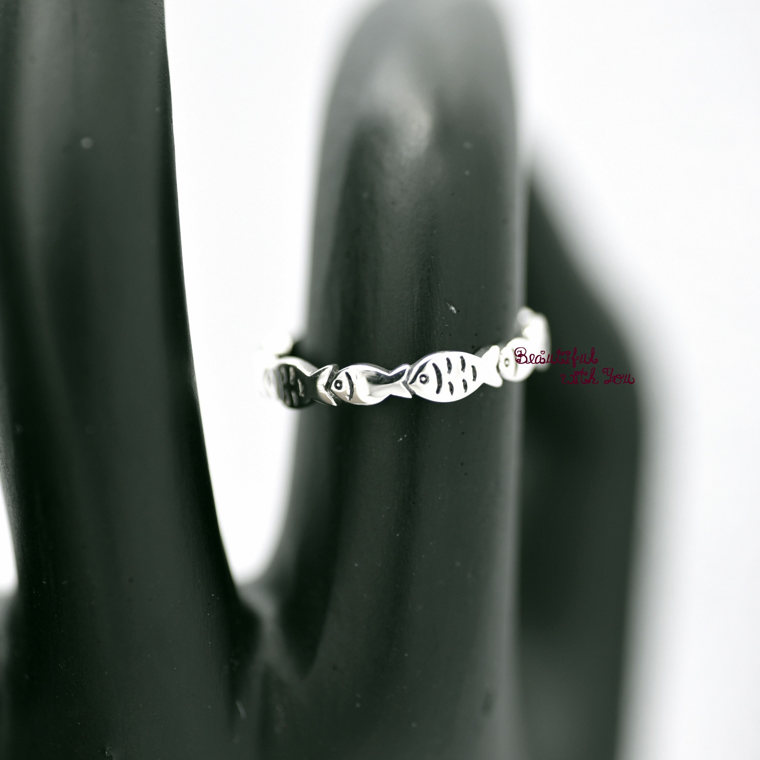 4mm Ichthys Fish Eternity Ring Christians Fish Symbol - Etsy