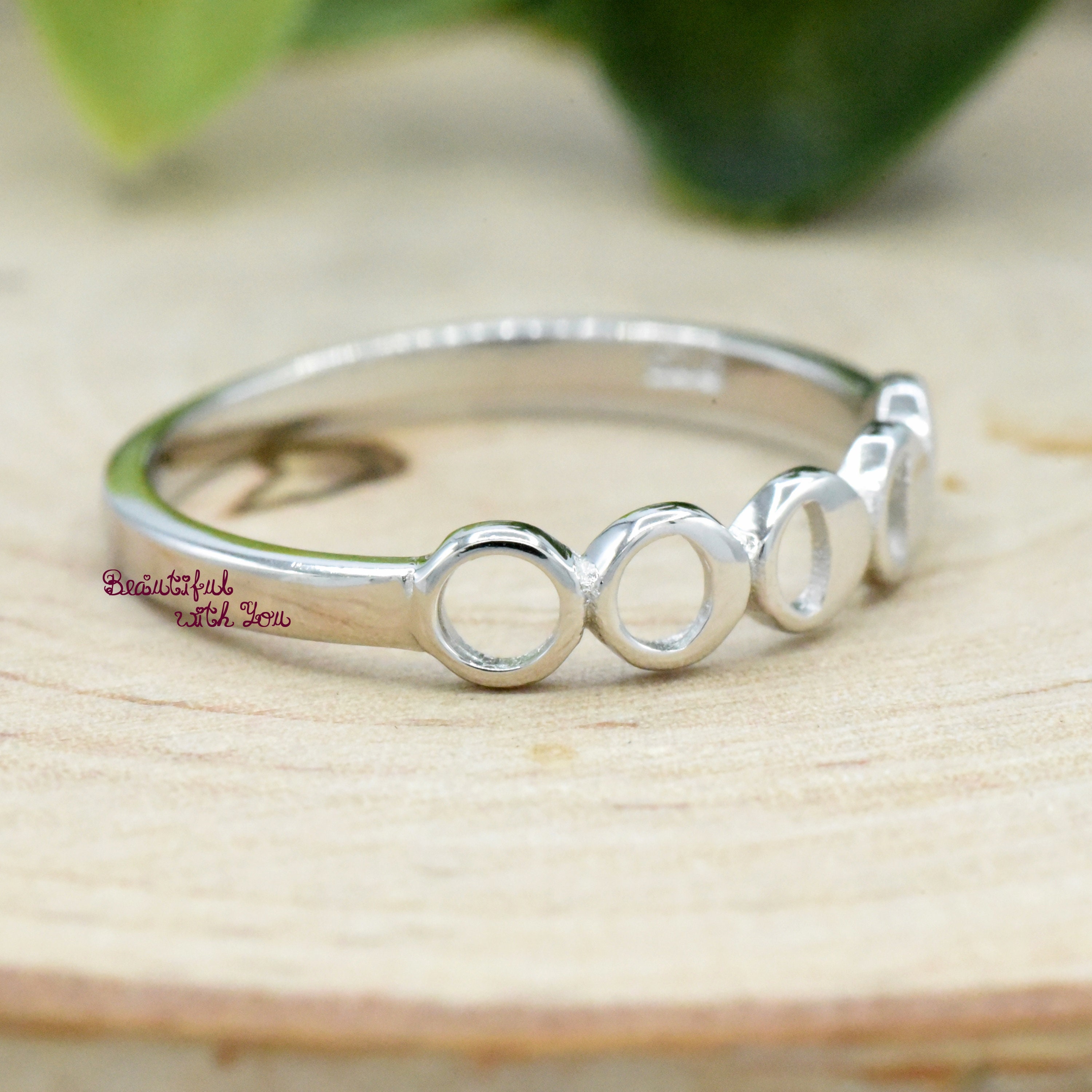 Phases of the Moon Ring Unique Moon Phase Ring Silver Solid - Etsy