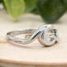 Big & Small Ocean Waves Ring, Solid 925 Sterling Silver Waves Ring ...
