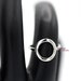 Karma Ring, Open Circle O Ring, Open Circle Ring Silver, 925 Sterling ...