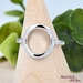 Karma Ring, Open Circle O Ring, Open Circle Ring Silver, 925 Sterling ...
