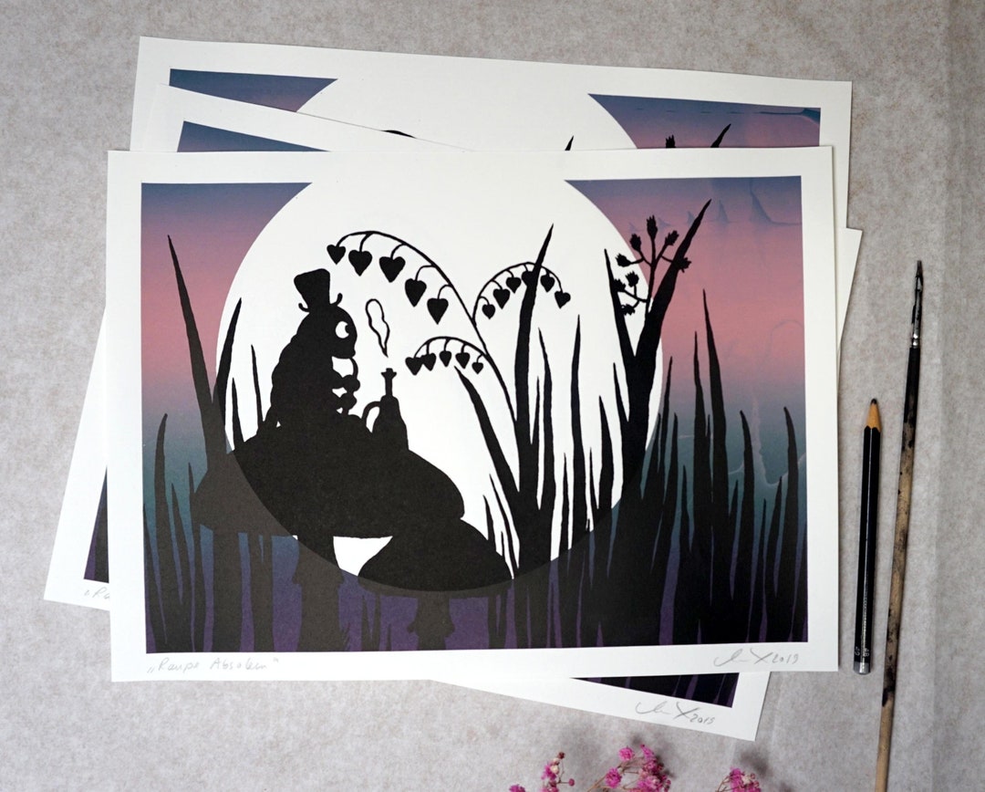 Caterpillar Absolem Screen Printing Graphic - Etsy