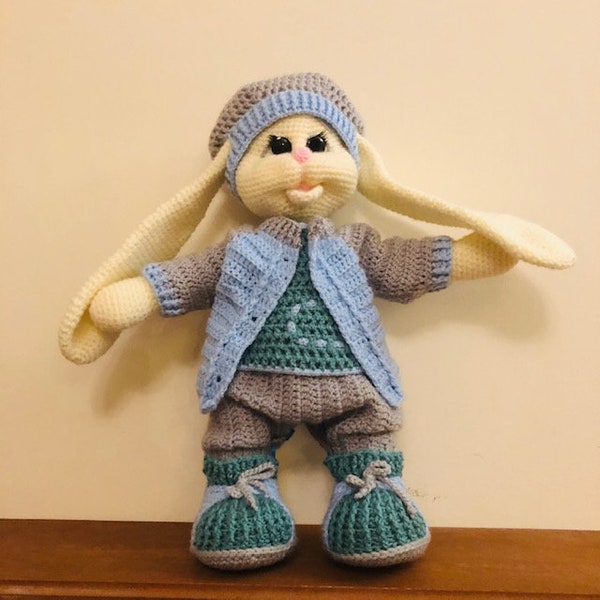 Crochet Bunny Outfit - Etsy