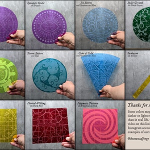 Area of Effect Spell Templates | Dungeons & Dragons - Etsy