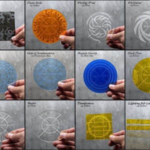 Area of Effect Spell Templates | Dungeons & Dragons - Etsy