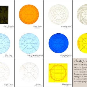 Area of Effect Spell Templates Dungeons & Dragons | Etsy