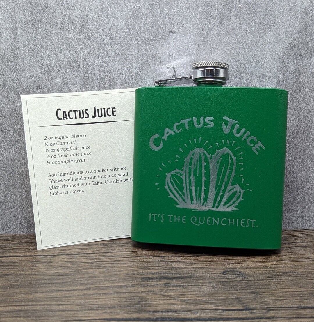 Cactus Juice Hip Flask and Cocktail Recipe | Avatar: the Last Airbender ...