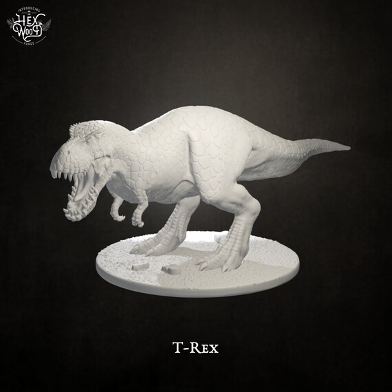 T-rex tyrannosaurus Rex Tabletop RPG Miniature - Etsy