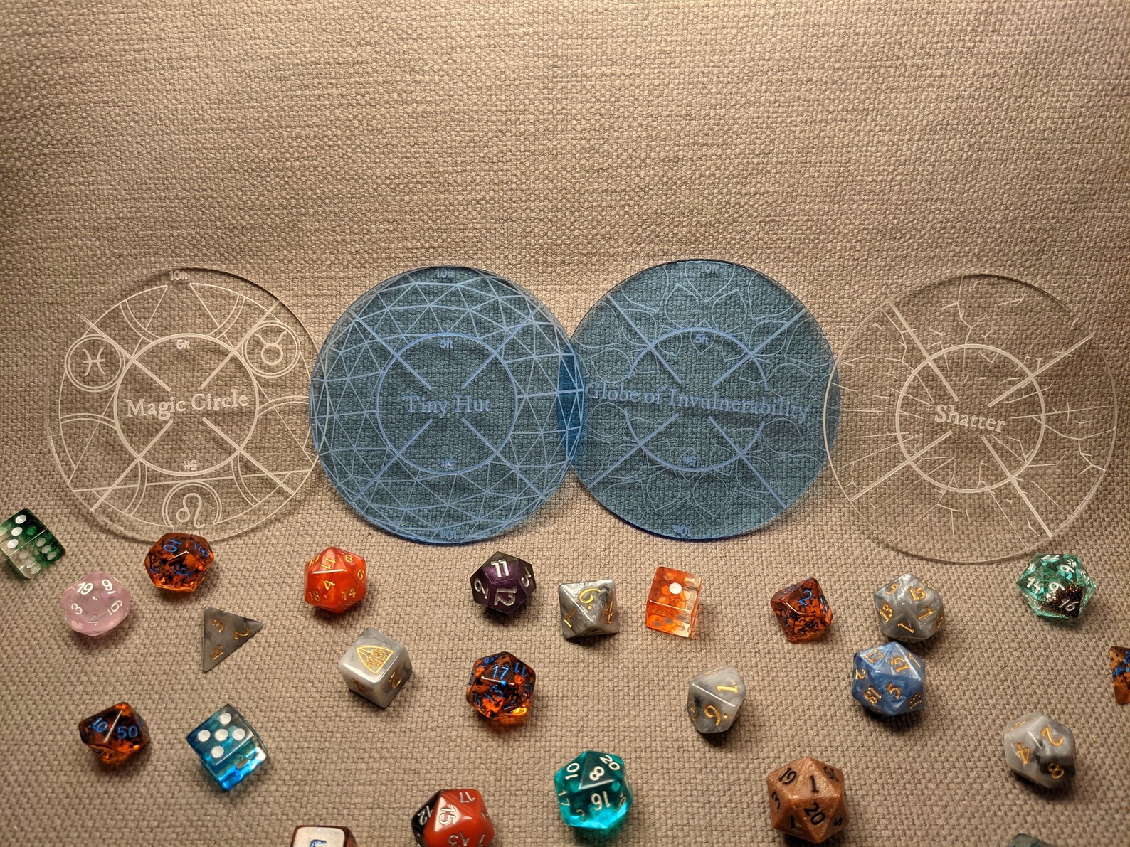 Area of Effect Spell Templates Dungeons & Dragons | Etsy