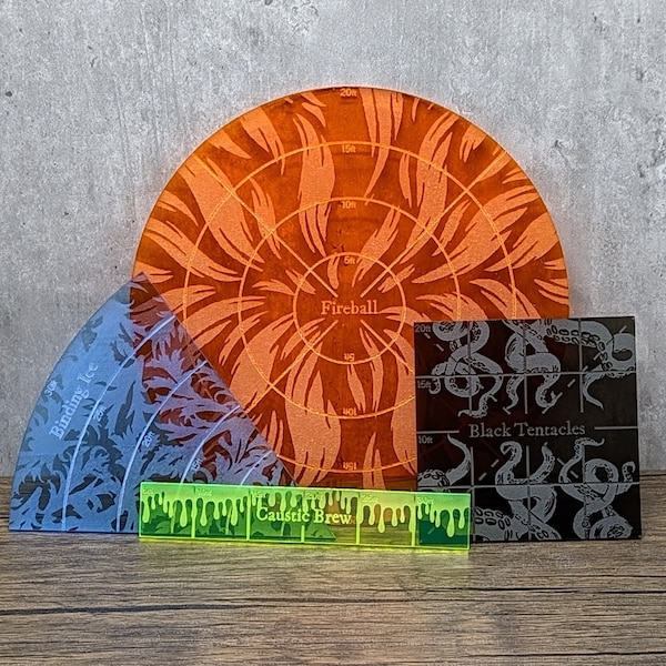 Dnd Spell Area of Effect - Etsy