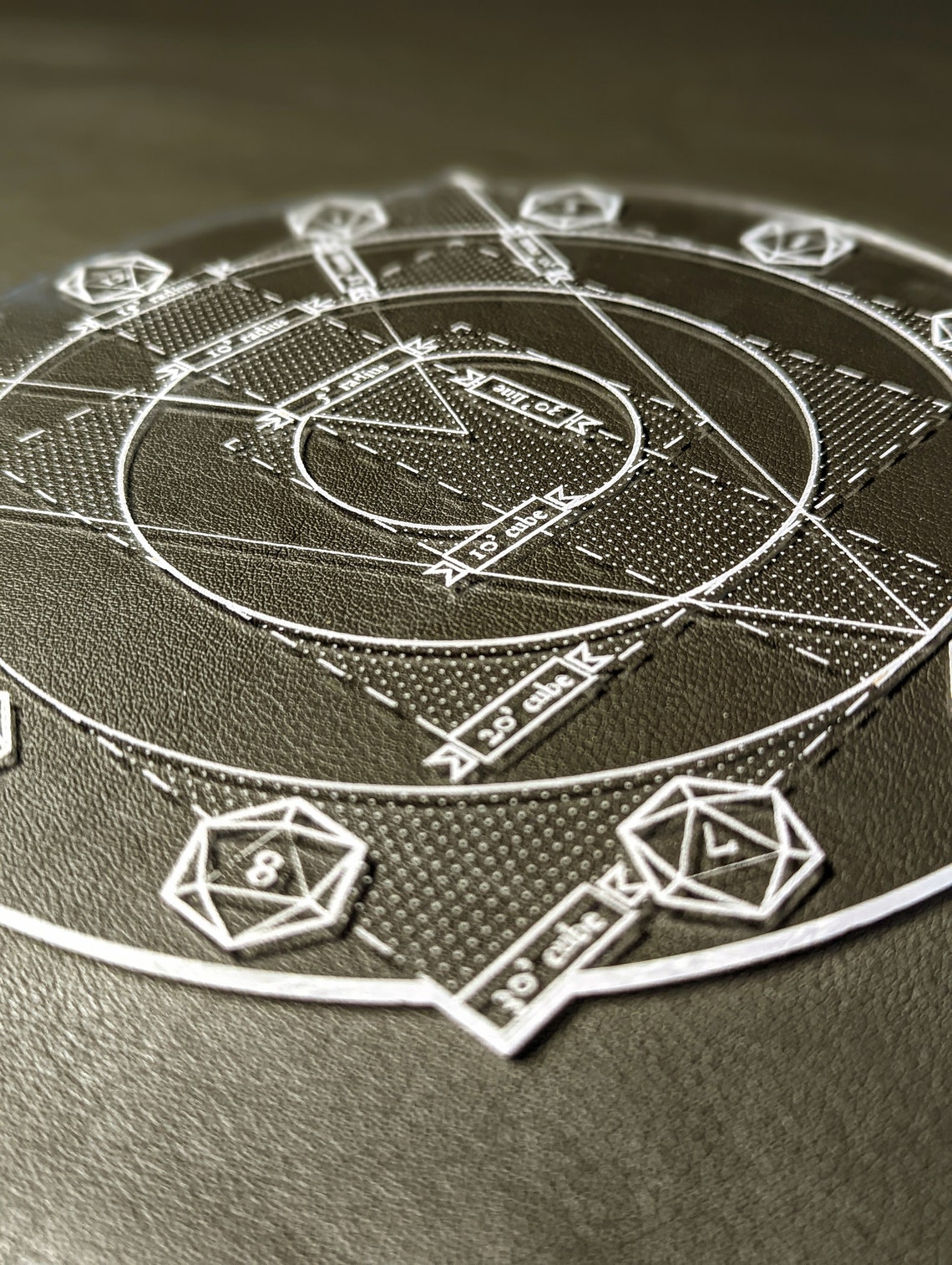 Area of Effect Universal Spell Template Tabletop RPG - Etsy