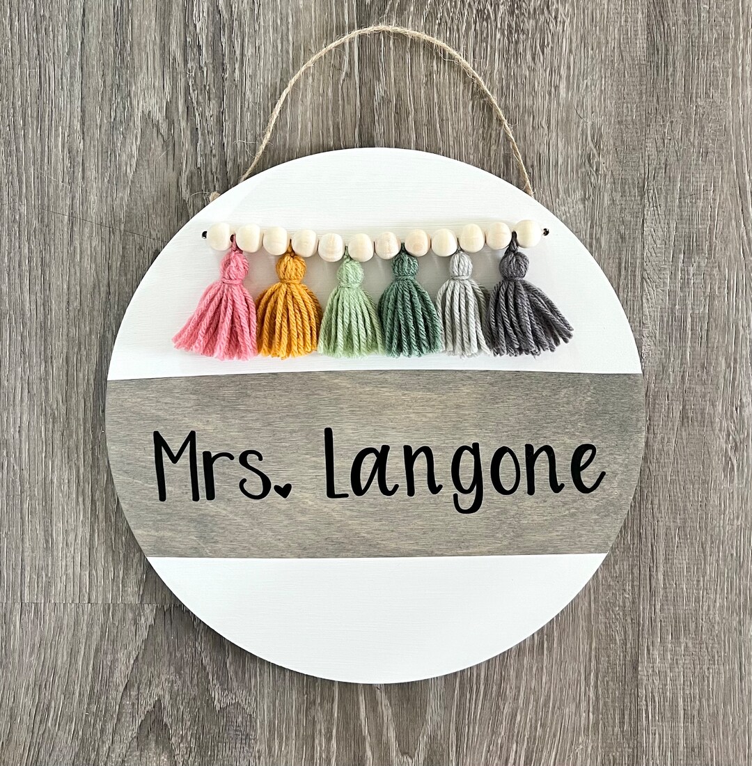 Boho Rainbow Classroom. Boho Rainbow. Boho Decor. Teacher Sign. Teacher ...