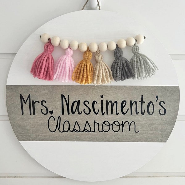Teacher Door Hanger - Etsy