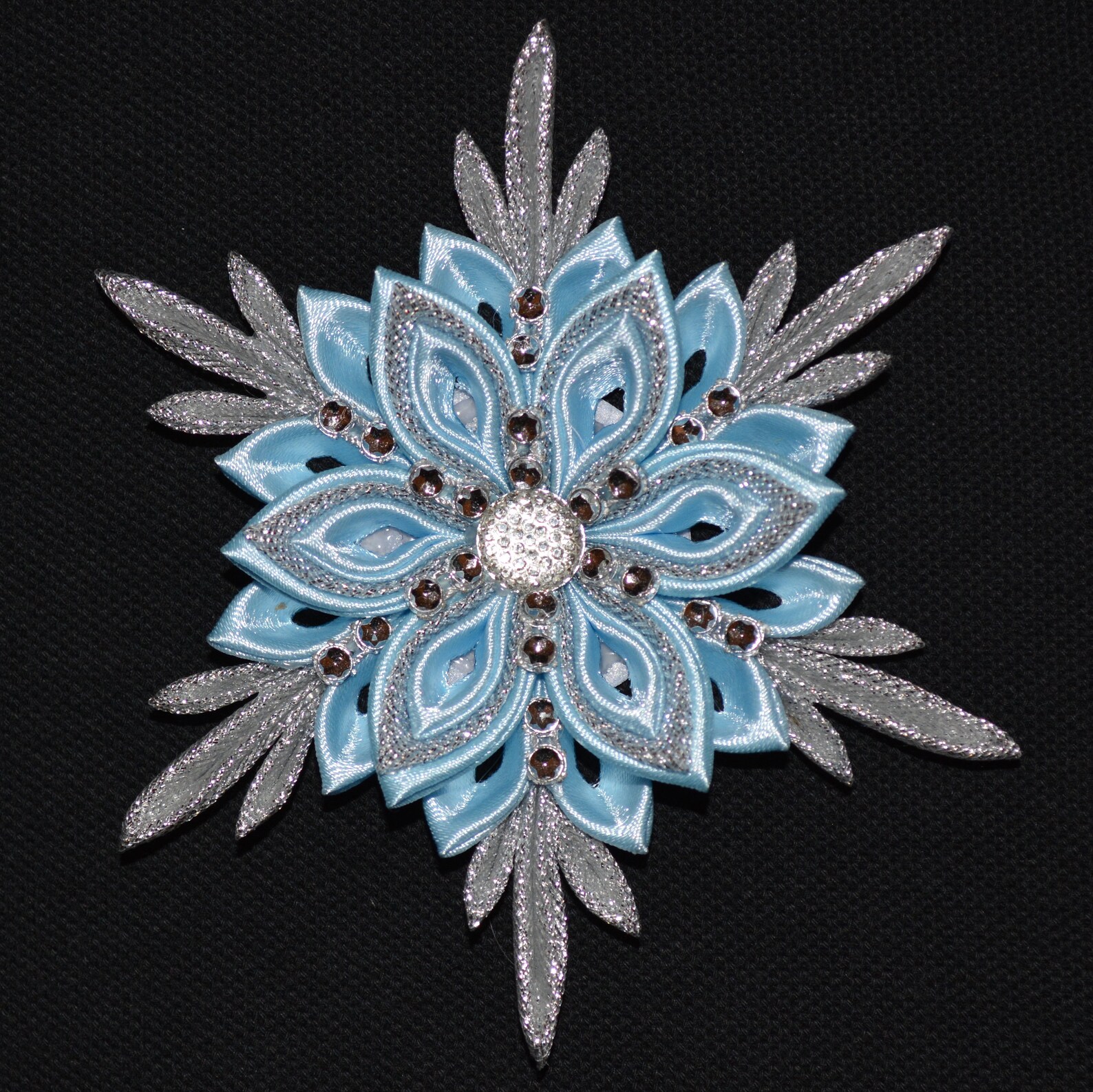 Handmade Snowflake CHRISTMAS Tree Decoration/ornament in Light - Etsy