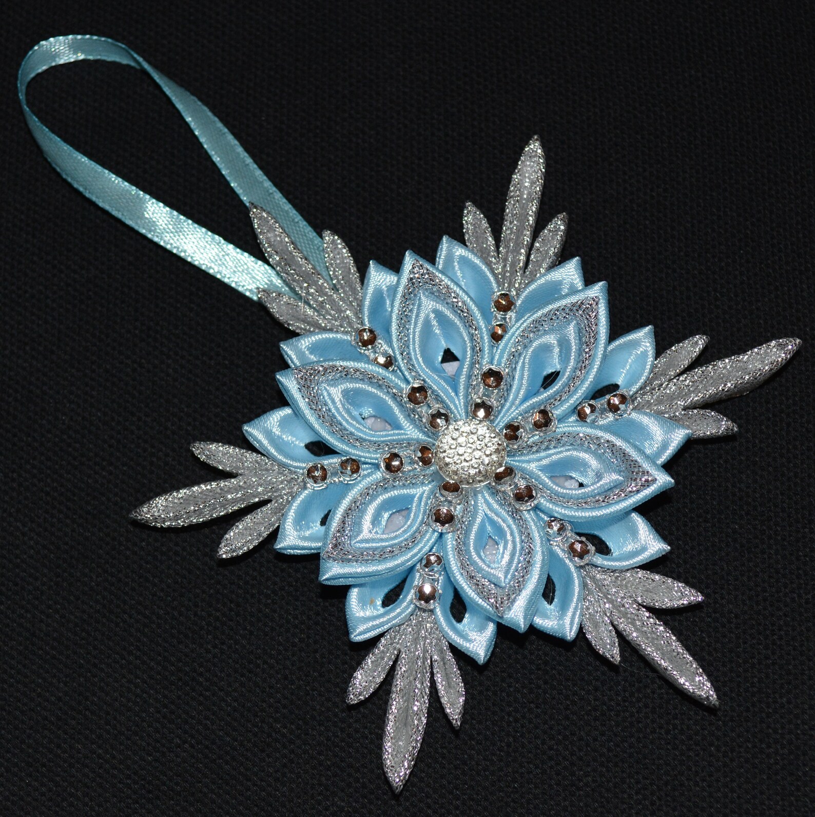 Handmade Snowflake CHRISTMAS Tree Decoration/ornament in Light - Etsy