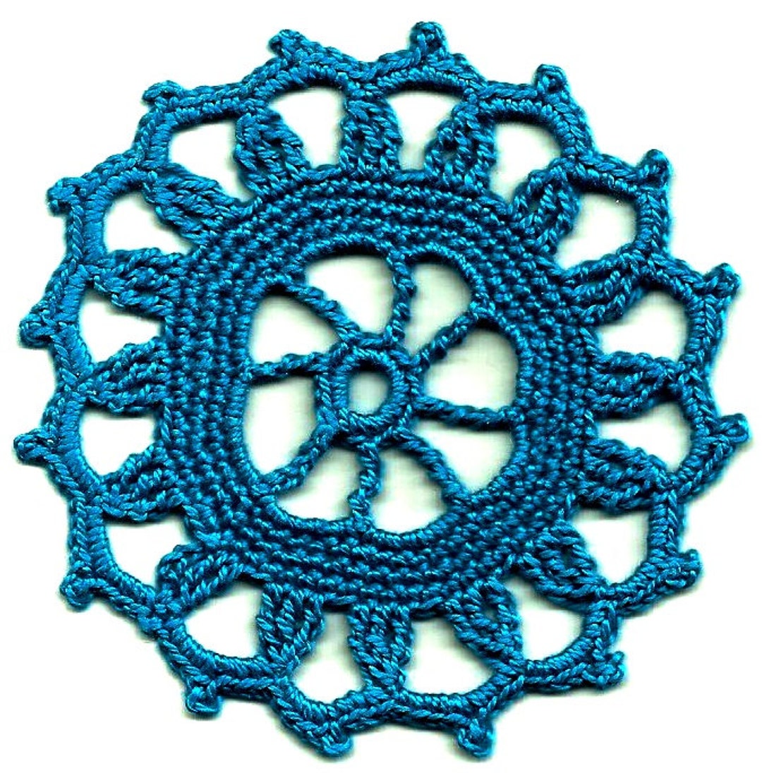 Chakra Lotus Crochet Pattern: Fifth Chakra - Etsy