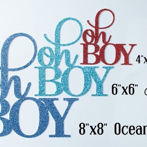 Oh Boy Cake Topper / Baby Shower Decoration / Custom Colors /diaper ...