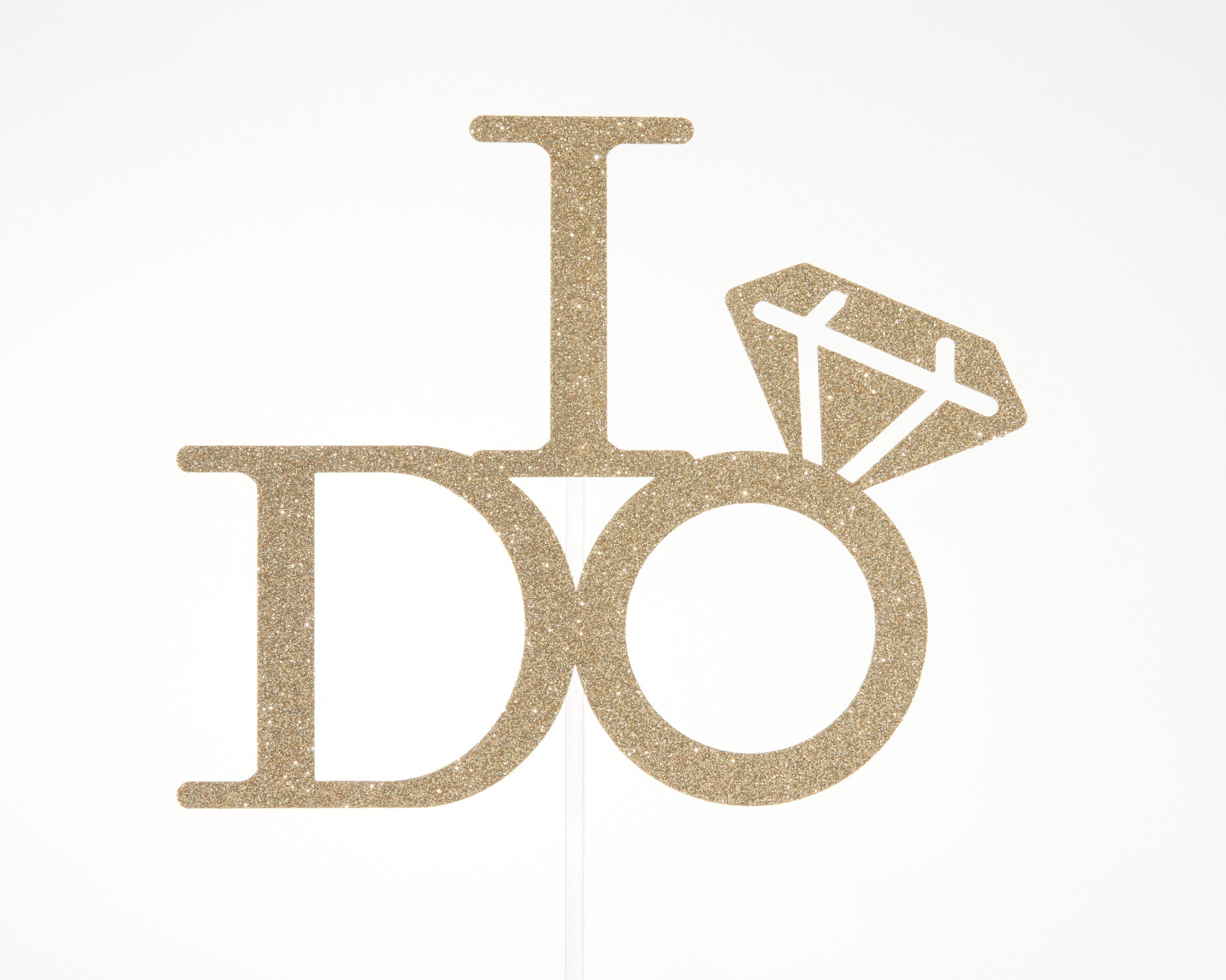 Custom I Do Cake Topper for Engagement Bridal and Wedding - Etsy